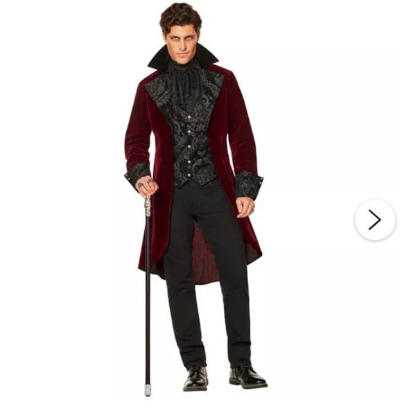 Spirit Halloween Store | Jackets & Coats | Adult Blood Thirsty Vampire ...